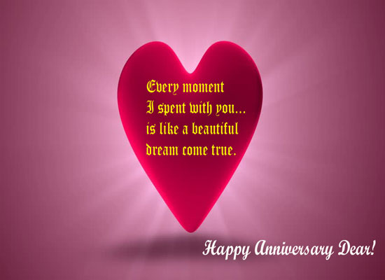 Beautiful Anniversary Message Free Happy Anniversary Quotes ECards 