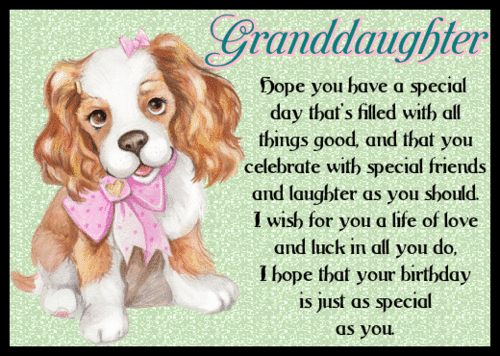 Granddaughter Birthday Wishes Free Extended Family ECards 123 Greetings