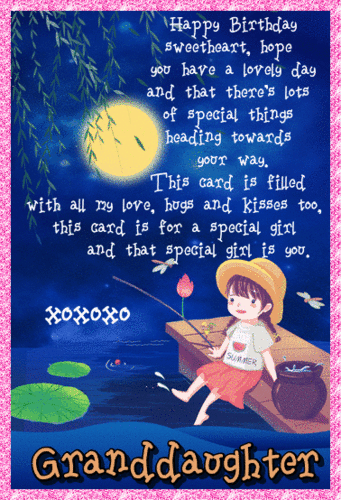 A Special Granddaughter Free Extended Family ECards Greeting Cards 