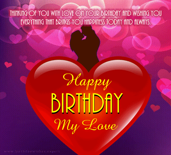 A Birthday Ecard For Your Love Free Birthday For Her ECards 123 