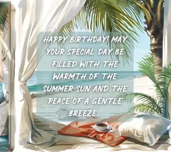 Beach Lover Birthday Card. Free Happy Birthday eCards, Greeting Cards ...