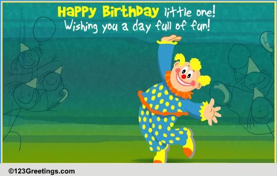 Birthday Clown! Free For Kids eCards, Greeting Cards | 123 Greetings