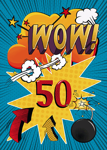 50th Birthday Milestone You The Bomb Free Milestones ECards 123 