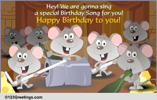 A Special Birthday Song Free Songs ECards Greeting Cards 123 Greetings