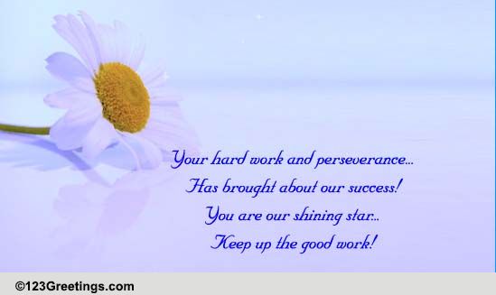 Appreciate With A Flower. Free Appreciation & Encouragement eCards | 123 Greetings