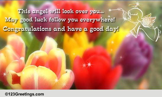 Congrats And Good Day! Free Business & Workplace eCards | 123 Greetings