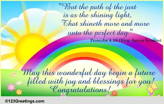 A Wonderful Beginning... Free On Other Occasions eCards, Greeting Cards | 123 Greetings