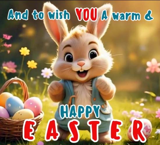 Hoppy Dance On Easter For You. Free Happy Easter eCards, Greeting Cards | 123 Greetings