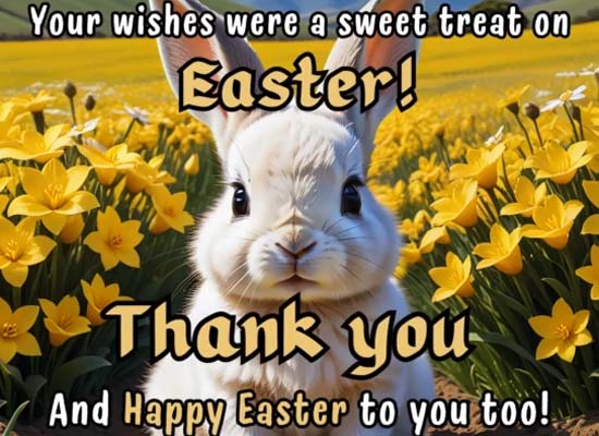 Thank You Easter. Free Thank You eCards, Greeting Cards | 123 Greetings