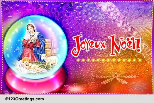 Joyeux Noël To You! Free French eCards, Greeting Cards | 123 Greetings