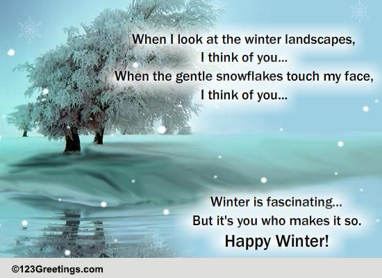 A Beautiful Winter Wish... Free Specials eCards, Greeting Cards | 123 ...