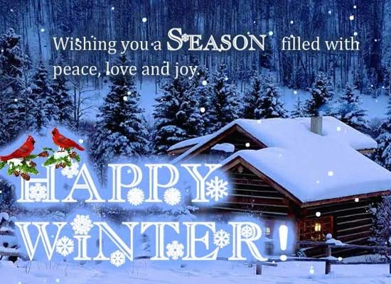 Winter Filled With Warmth & Happiness. Free Happy Winter eCards | 123 ...