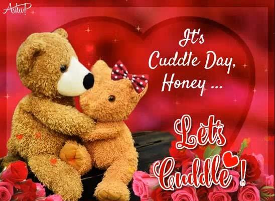 Let’S Cuddle, Honey! Free Cuddle Day eCards, Greeting Cards | 123 Greetings