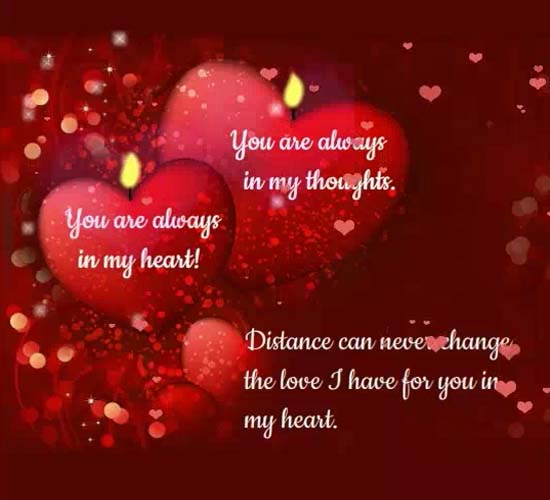 You Are Always In My Heart! Free Heart to Heart Day eCards | 123 Greetings