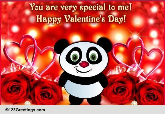 Warmest Hugs & Love On V'day! Free Happy Valentine's Day eCards | 123 Greetings