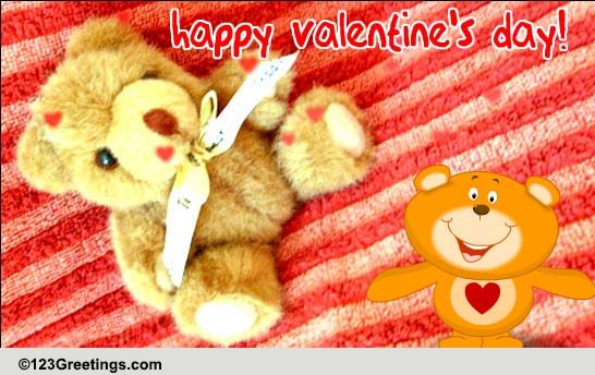 Valentine's Day Bear Hugs! Free Happy Valentine's Day eCards | 123 Greetings
