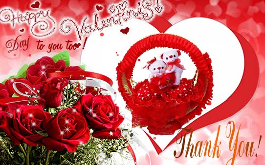 Valentine’s Day Thank You Card. Free Thank You eCards | 123 Greetings