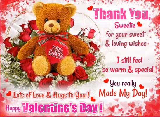 Valentine’s Day Thank You Hugs! Free Thank You eCards | 123 Greetings