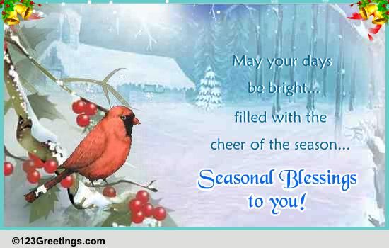 Seasonal Blessings To You... Free Seasonal Blessings eCards | 123 Greetings