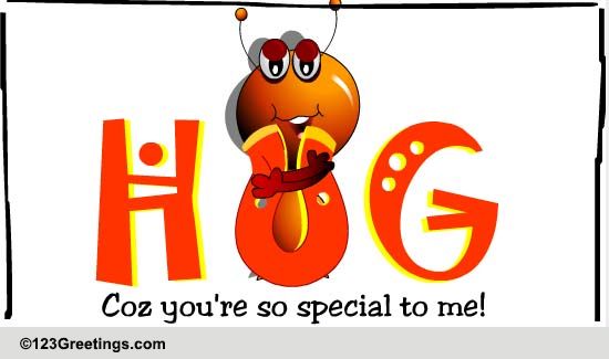 Here To Hug You Free Cute Hugs Ecards Greeting Cards 123 Greetings