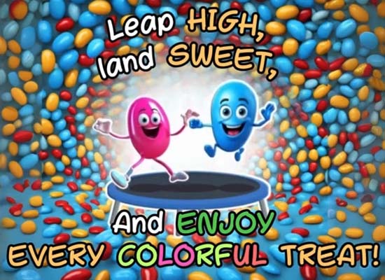 Jump For Jelly Beans Day Wishes Free Jump for Jelly Beans Day eCards ...