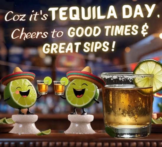 Take An Extra Shot At Happiness. Free National Tequila Day eCards | 123 Greetings