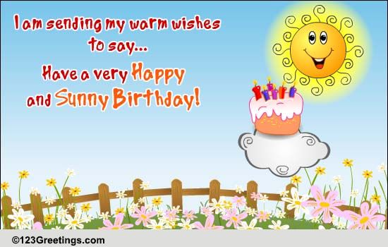 A Cute Summer Birthday Wish. Free Birthday eCards, Greeting Cards | 123 ...