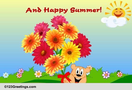 A Happy Summer Birthday Wish. Free Birthday eCards, Greeting Cards ...