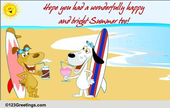 A Warm Summer Thank You. Free Thank You eCards, Greeting Cards | 123 ...