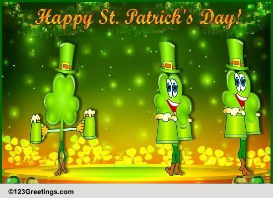 Paddy's Jig! Free Irish Blessings eCards, Greeting Cards | 123 Greetings