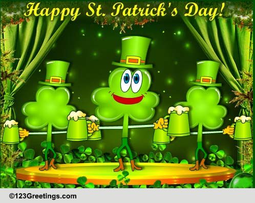 Shamrock Jig! Free Happy St. Patrick's Day eCards, Greeting Cards | 123 ...
