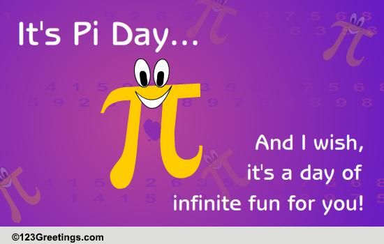 Fun Wishes! Free Pi Day eCards, Greeting Cards | 123 Greetings