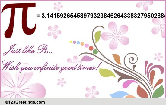 Pi Day Wish. Free Pi Day eCards, Greeting Cards | 123 Greetings