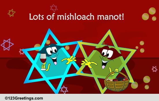 Purim Filled With Mishloach Manot! Free Purim eCards, Greeting Cards ...
