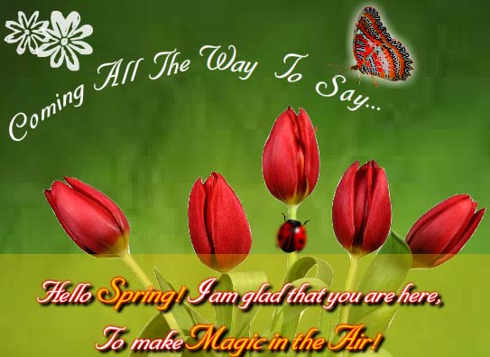 Make Magic In The Air! Free Magic of Spring eCards, Greeting Cards ...