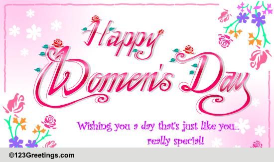 A Womens Day Wish Free Happy Womens Day Ecards Greeting Cards 123