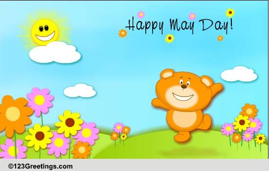 Makes You Happy... Free May Day eCards, Greeting Cards | 123 Greetings