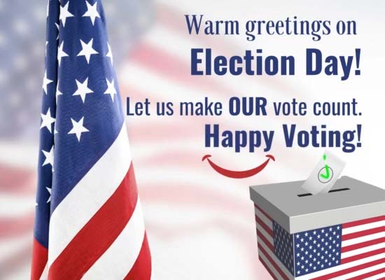 Happy Election Day! Free Election Day eCards, Greeting Cards | 123 ...