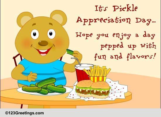 Pepped Up With Fun... Free National Pickle Day eCards, Greeting Cards ...
