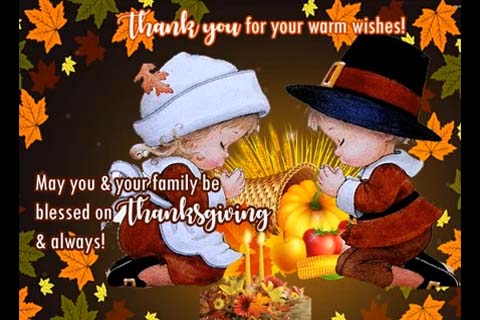 A Thanksgiving Thank You To You. Free Thank You eCards, Greeting Cards ...