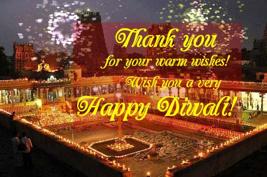 Warm Diwali Wishes! Free Thank You eCards, Greeting Cards | 123 Greetings