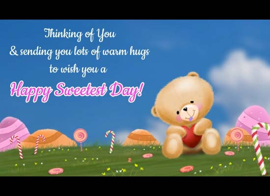 Warmest Hugs On Sweetest Day Free Happy Sweetest Day Ecards 123