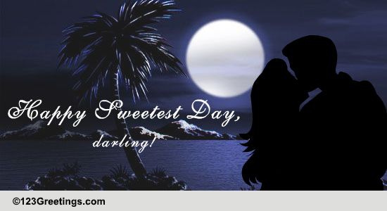 A Romantic Hug And Kiss Free Hugs And Kisses Ecards Greeting Cards