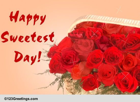 Bunch Of Roses For The Sweetest One Free Flowers And Roses Ecards 123