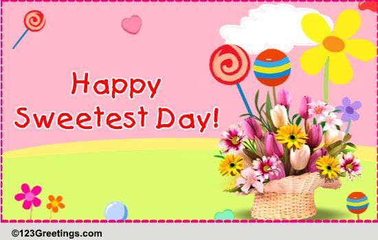 Smiles And Flowers On Sweetest Day Free Flowers And Roses Ecards 123
