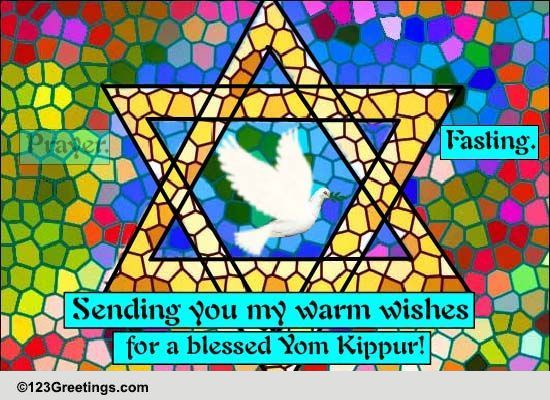 A Blessed Yom Kippur Free Yom Kippur Ecards Greeting Cards 123