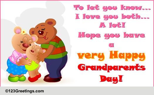 All My Love... Free Grandparents Day eCards, Greeting Cards | 123 Greetings