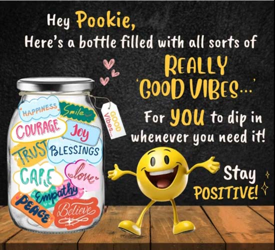 Good Vibes For You To Dip In. Free Positive Thinking Day eCards | 123 ...