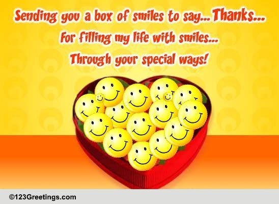 A Box Of Smiles For A Friend! Free I'm Always Here for You eCards | 123 ...