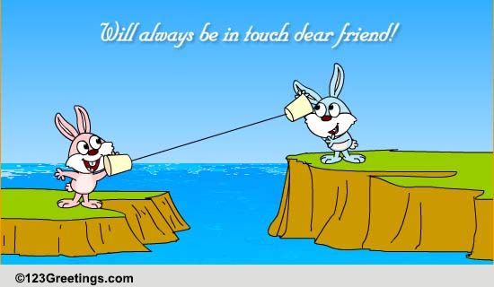 A Cute Way To Keep In Touch. Free Keep in Touch eCards, Greeting Cards | 123 Greetings